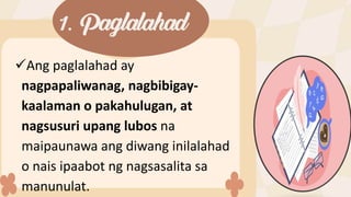 Ang ibat ibang pamamaraan ng Pagpapahayag | PPTX