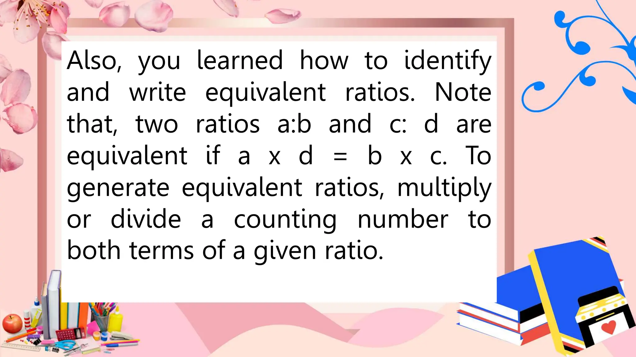 Identifying Ratios in Mathematics 5 and Visualizing Rstios | PPTX