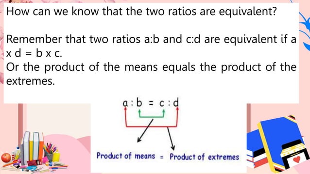 Identifying Ratios in Mathematics 5 and Visualizing Rstios | PPTX