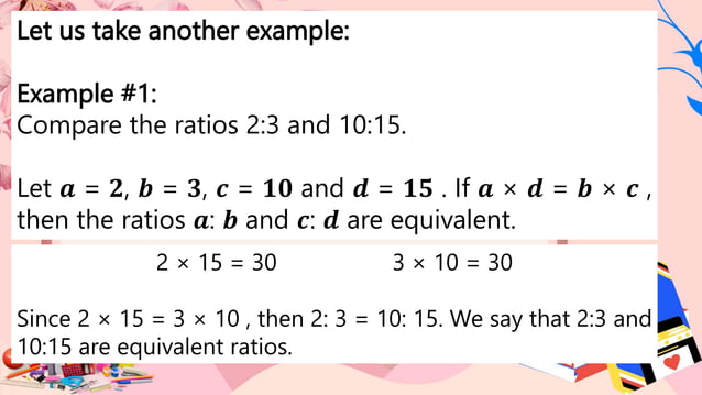 Identifying Ratios in Mathematics 5 and Visualizing Rstios | PPTX