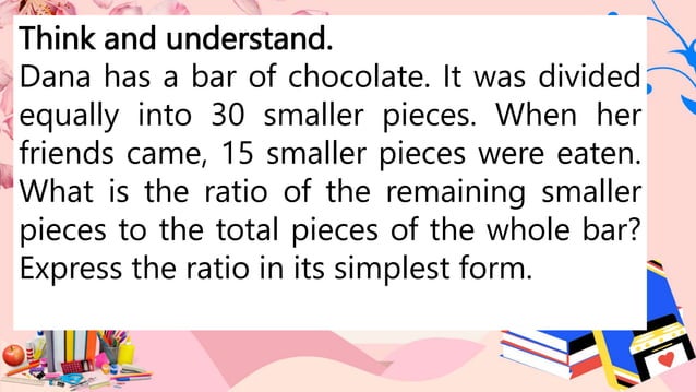 Identifying Ratios in Mathematics 5 and Visualizing Rstios | PPTX