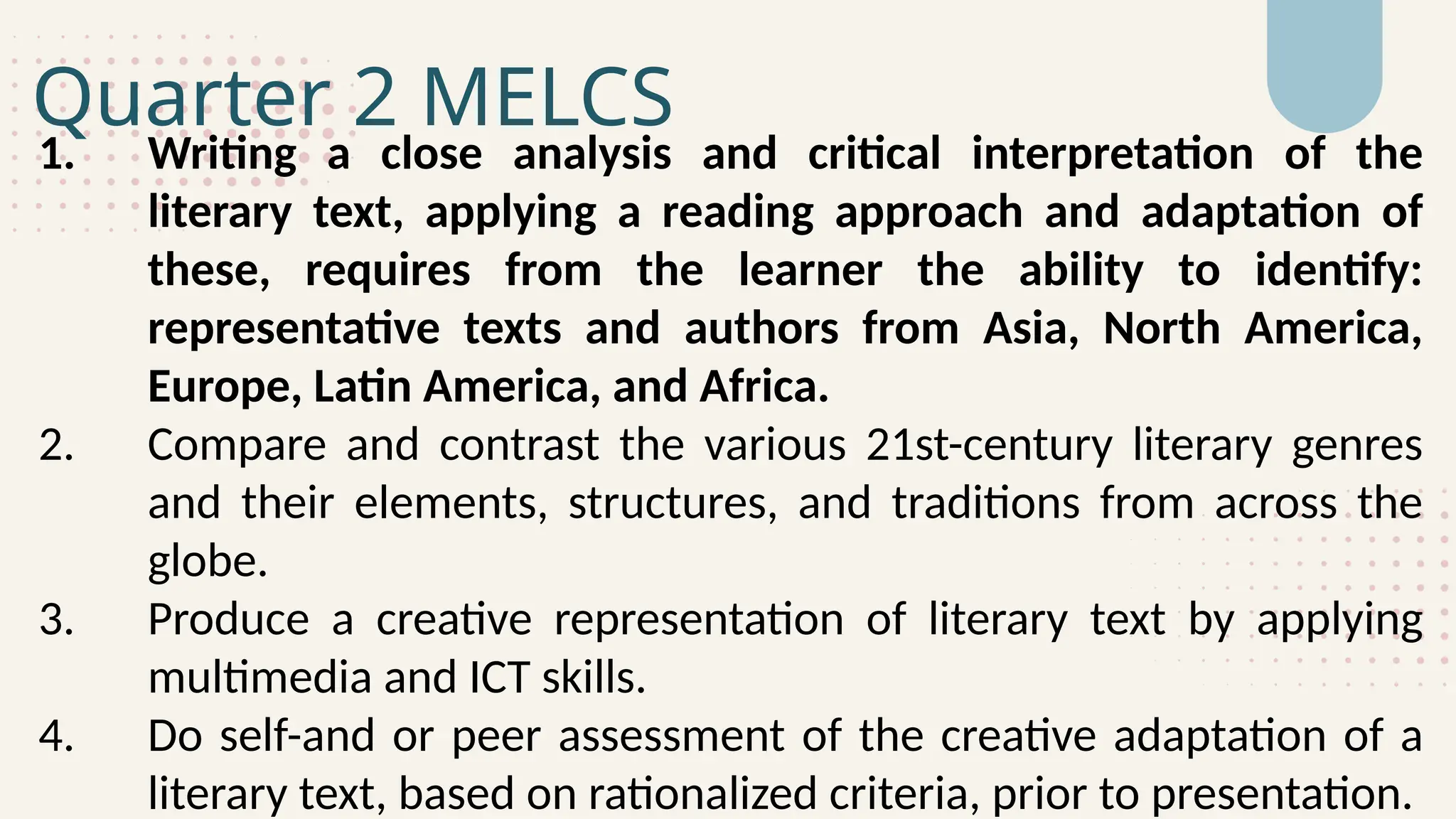 Literary genres, traditions, and forms from different national ...