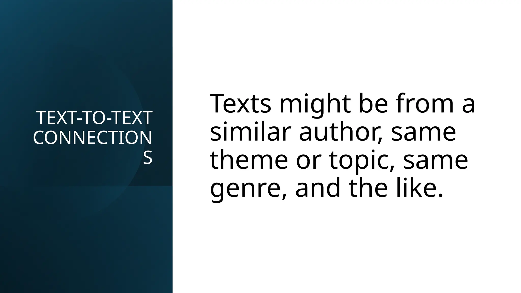 Q2- Week 1 - Making Connections - English 9 | PPTX