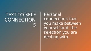 Q2- Week 1 - Making Connections - English 9 | PPTX