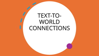 Q2- Week 1 - Making Connections - English 9 | PPTX