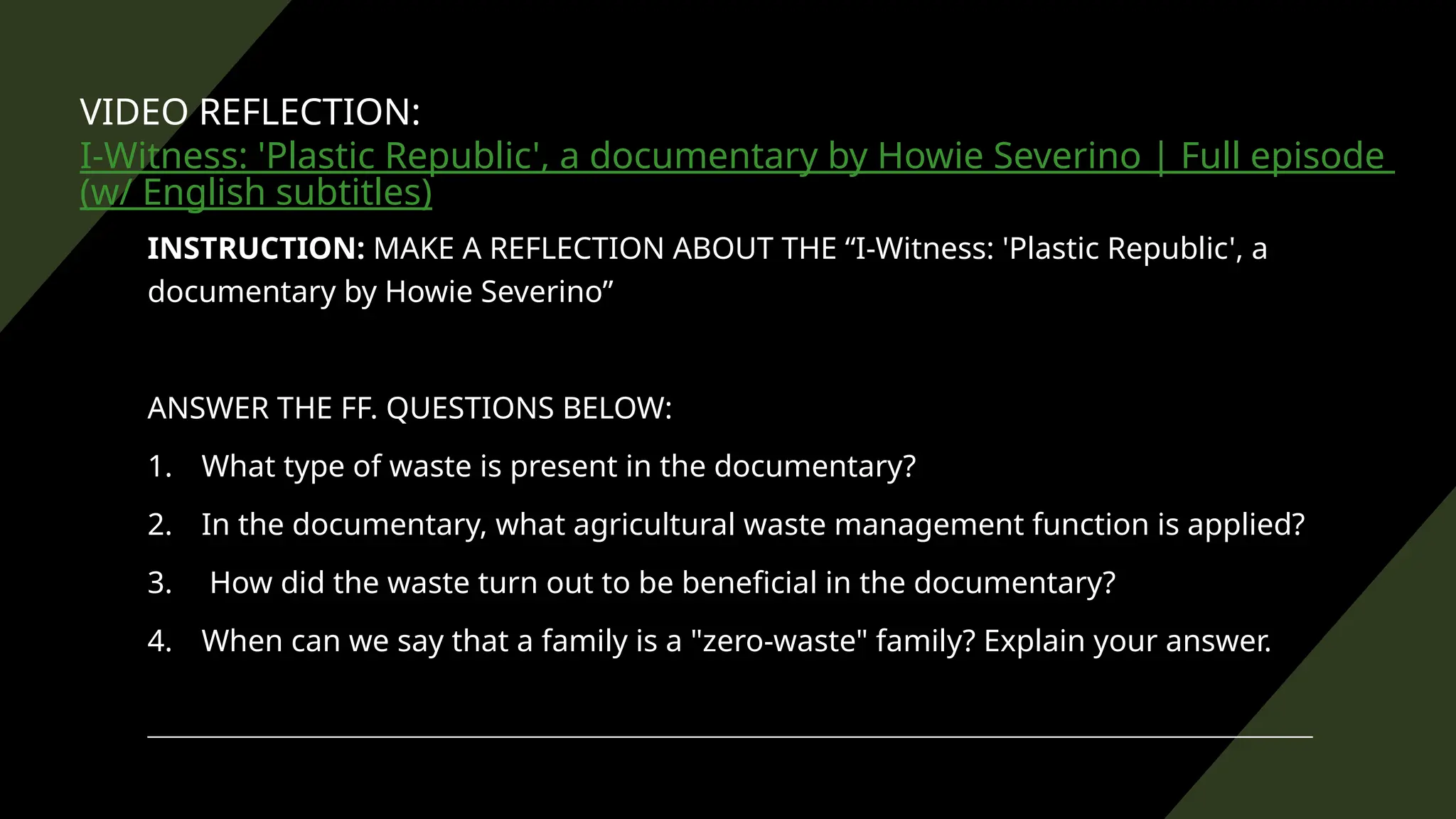 DEFINITAION OF WASTE MANAGEMENT IN AGICULTURE | PPTX