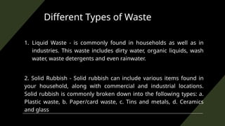 DEFINITAION OF WASTE MANAGEMENT IN AGICULTURE | PPTX