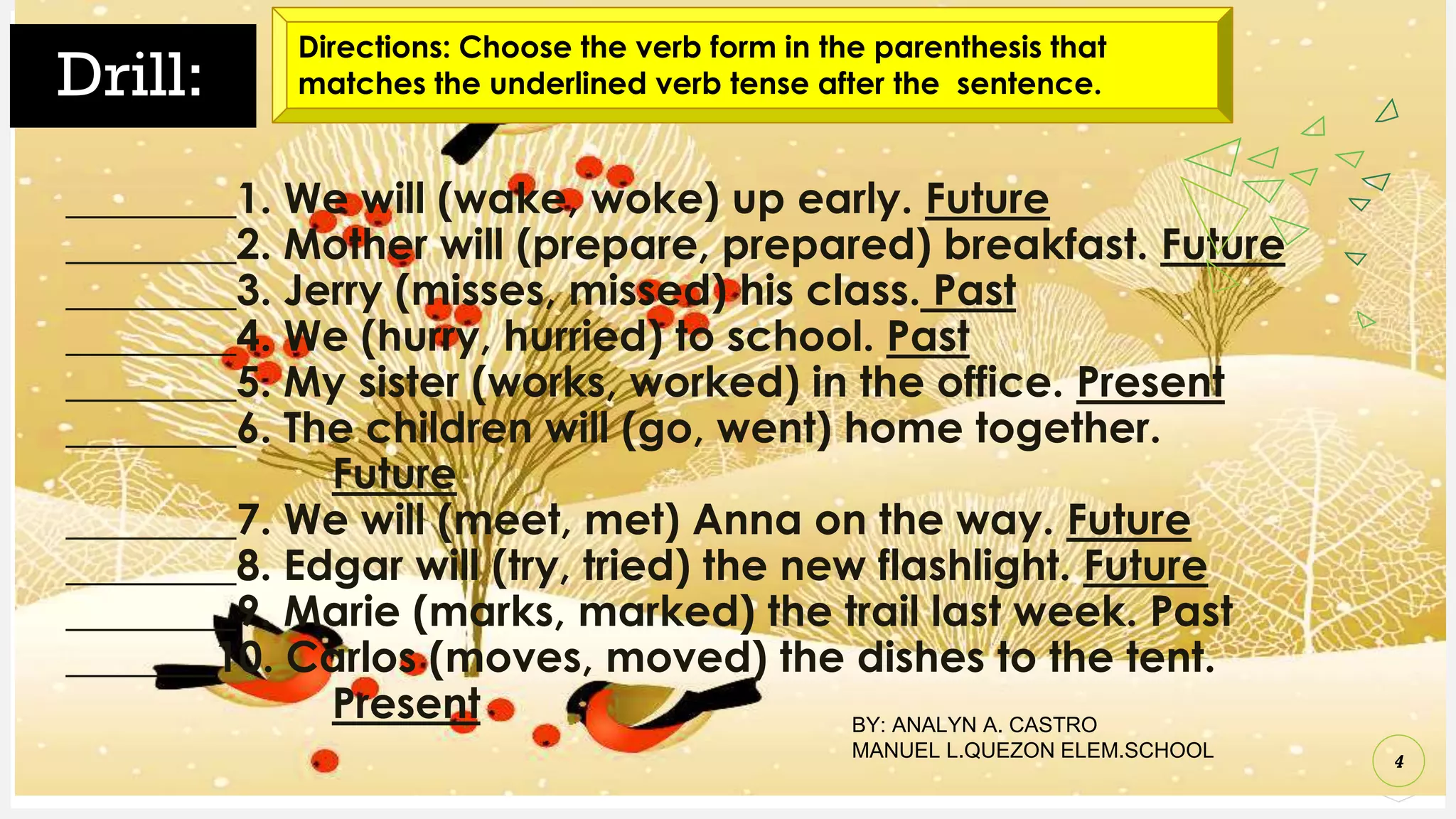 Q2 week4-use-simple-tenses-pastpresentplural | PPTX