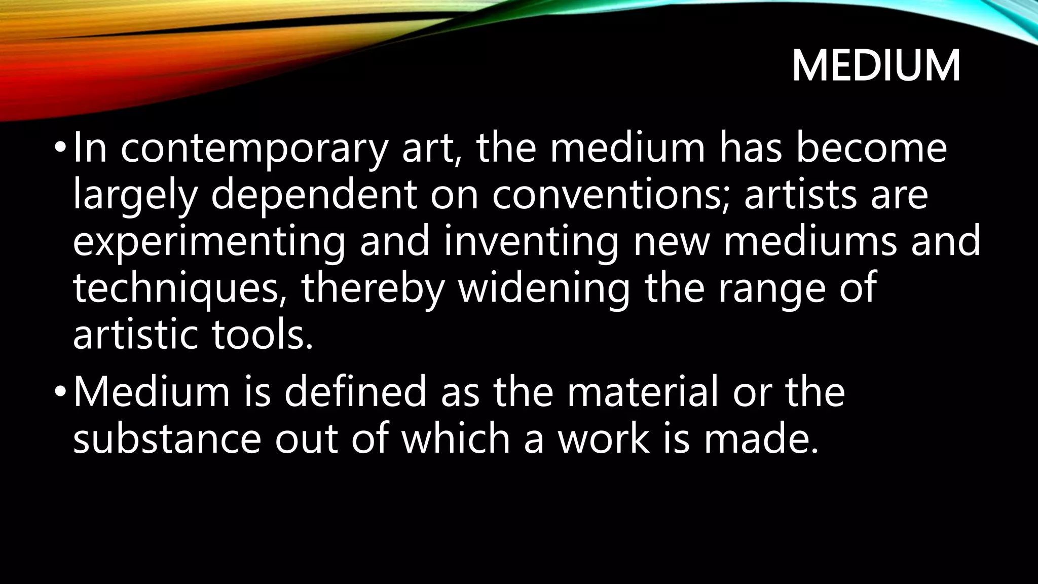 materials and techniques of contemporary arts CPAR.pptx