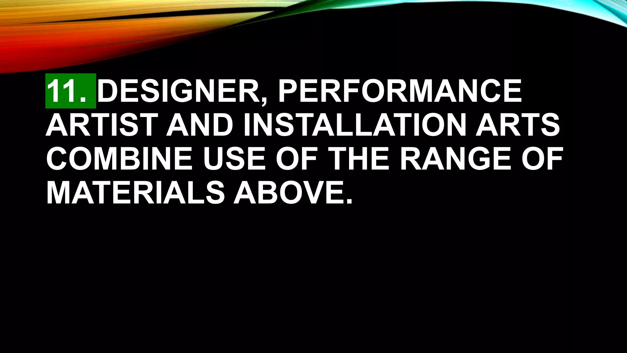 materials and techniques of contemporary arts CPAR.pptx