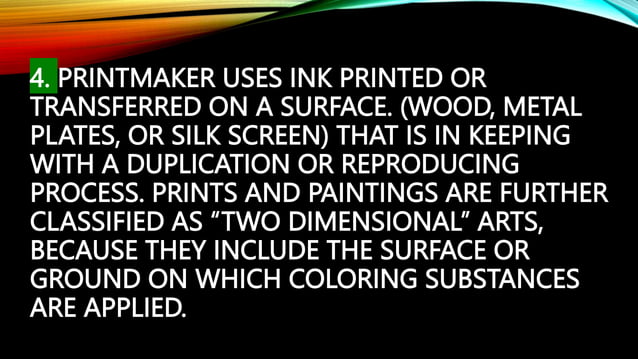 materials and techniques of contemporary arts CPAR.pptx | Modern Art ...