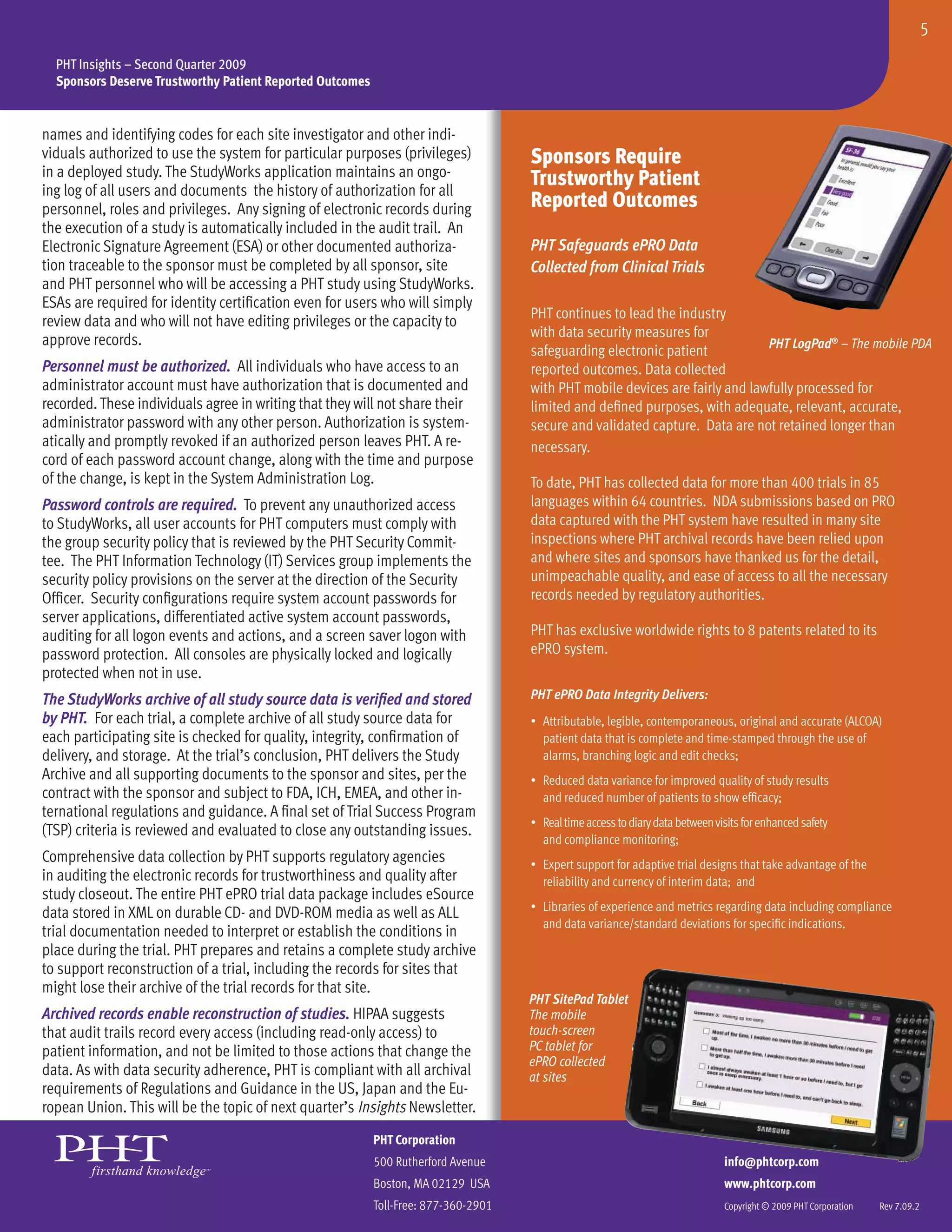 How to Safeguard ePRO | PDF