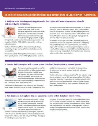 5 Ways to Collect ePRO | PDF | Tablets and E-readers | Consumer Electronics