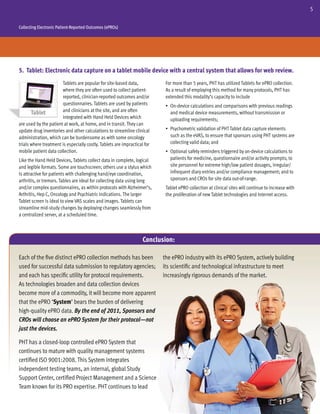 5 Ways to Collect ePRO | PDF | Tablets and E-readers | Consumer Electronics