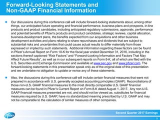 Pfizer Q2 2017 Earnings Charts | PPT