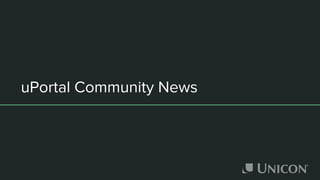 uPortal Q2 2018 OSS Briefing | PPT