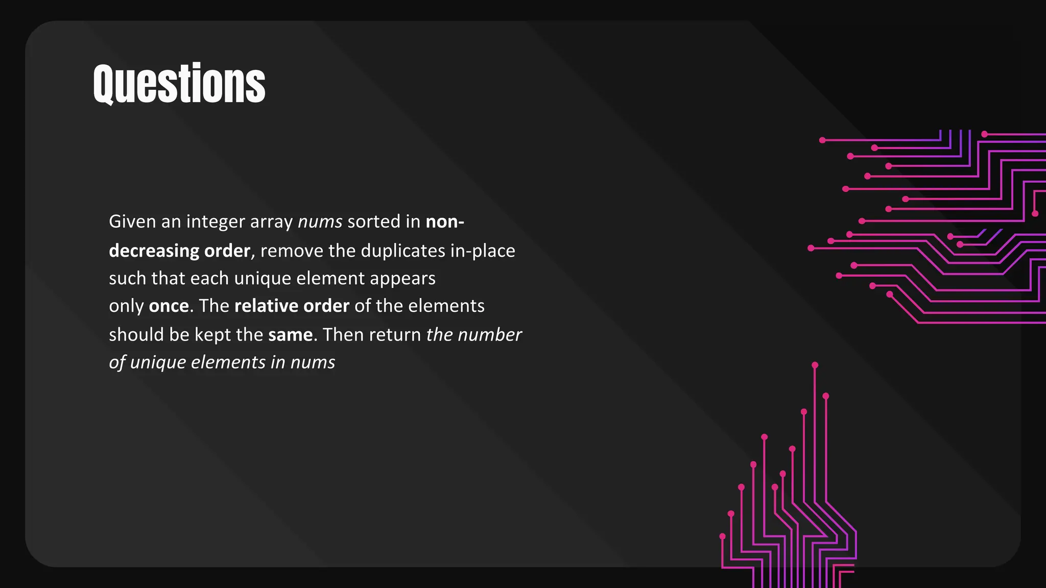 Efficiently Removing Duplicates from a Sorted Array | PPT Efficiently Removing Duplicates from a Sorted Array | PPT