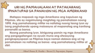 Q2 AP WEEK 1-URI NG PAMAHALAAN AT PATAKARANG IPINATUPAD SA PANAHONG AMERIKANO.pptx