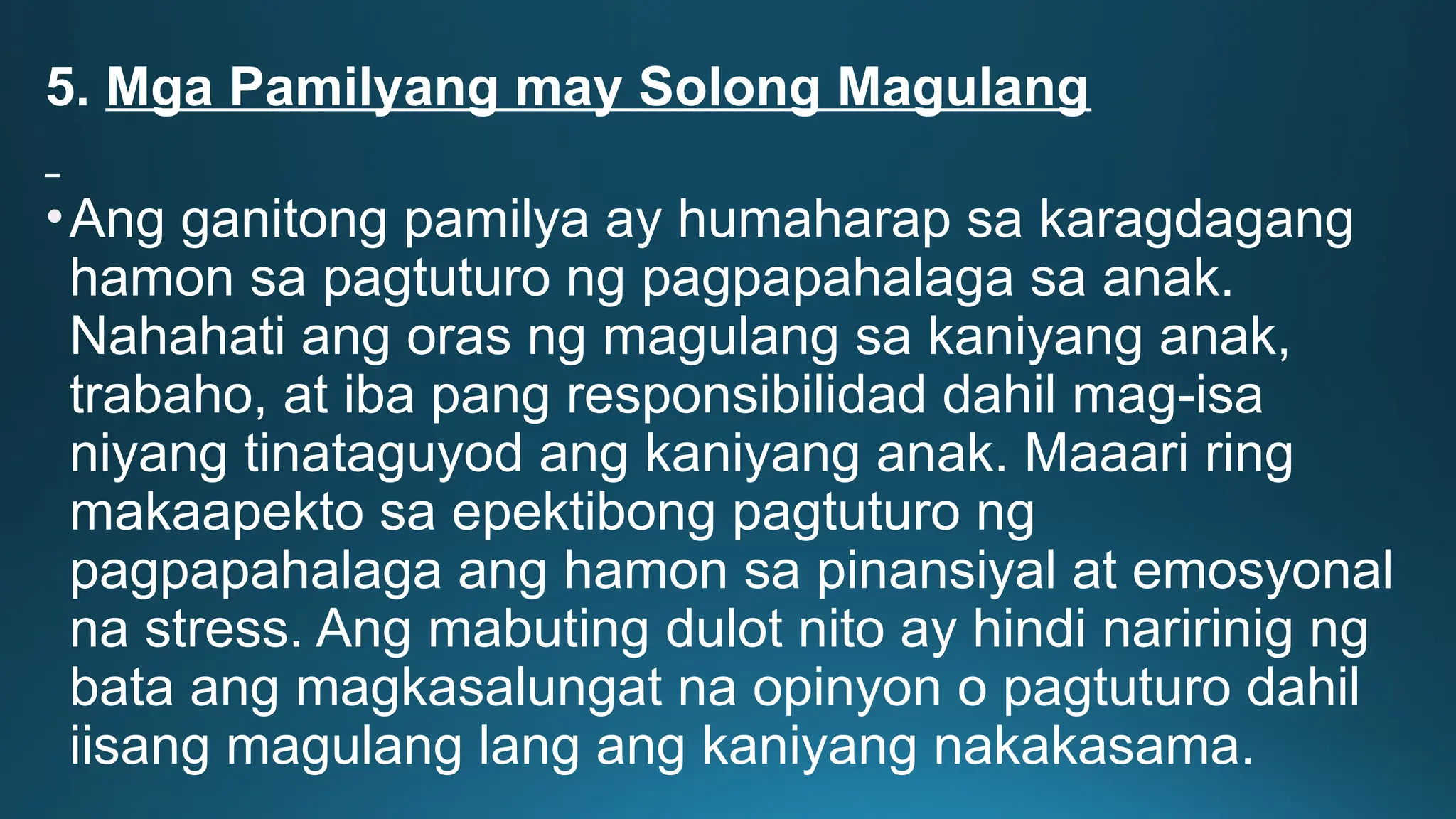 Kwarter 2, Aralin 1: Ang Pamilya Bilang Sandigan ng mga Pagpapahalaga ...