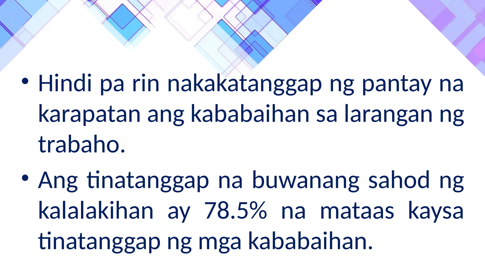 Mga Kababaihan ng Taiwan Ngayon at Noong Nakalipas na 50 Taon | PPTX