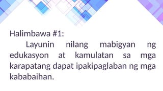 Mga Kababaihan ng Taiwan Ngayon at Noong Nakalipas na 50 Taon | PPTX