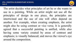 Quarter 2 Lesson in Elements and Principle of Art Grade 6, week 3.pptx
