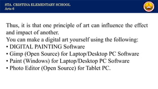 Quarter 2 Lesson in Elements and Principle of Art Grade 6, week 3.pptx