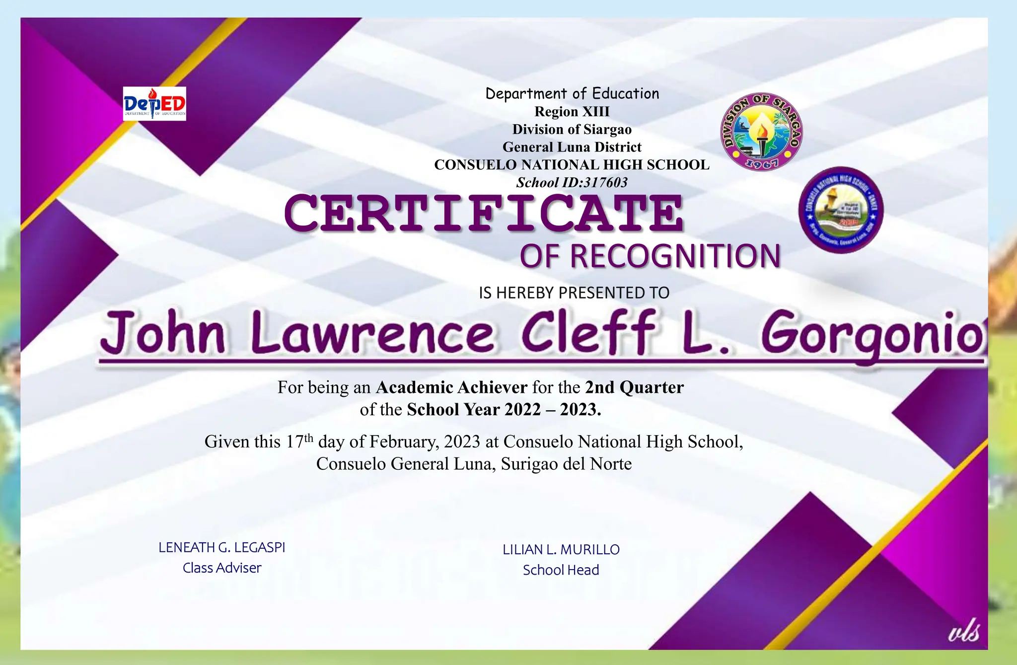 Q2 CERTIFICATE NLC CERTIFICATE OF PARTICIPATION...pptx