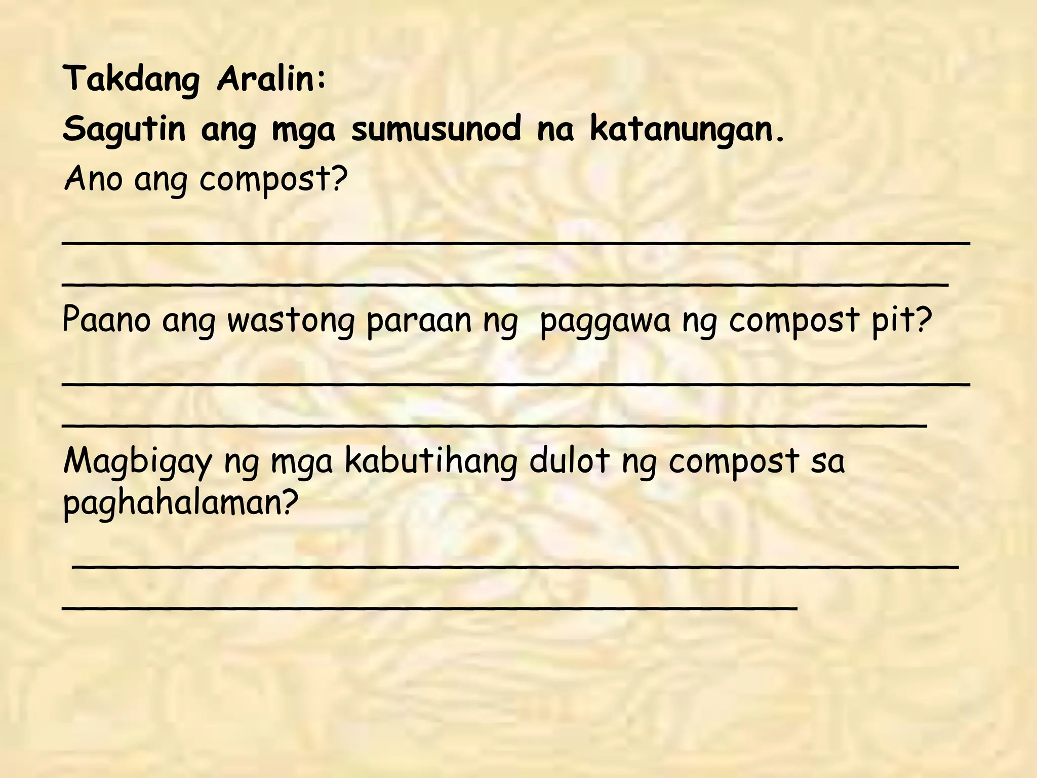 Q2 EPP Kahalagahan at Pamamaraan sa Paggawa ng Abonong Organiko.pptx