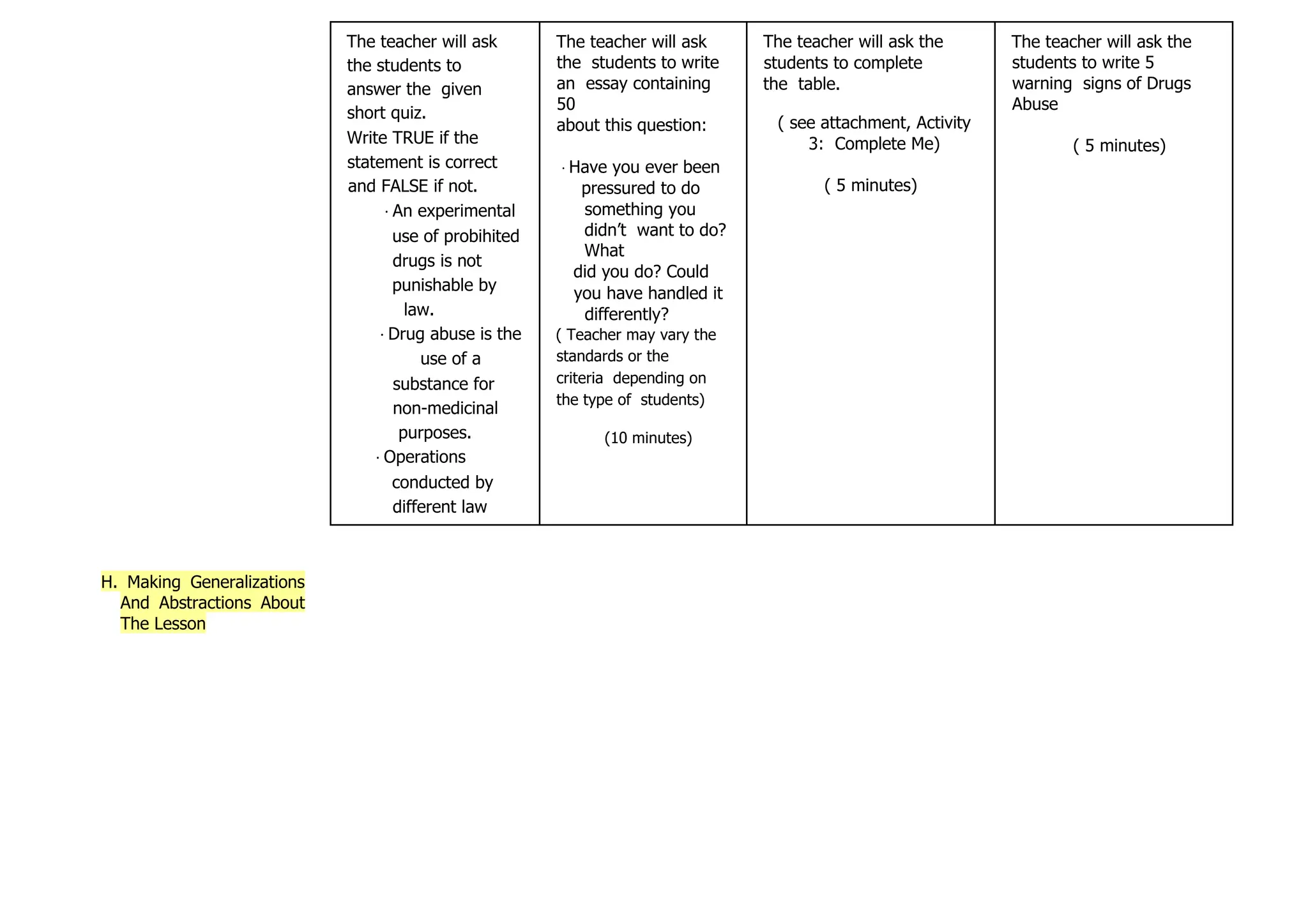 Q2 Grade 9 HEALTH DLL Week for Health Lesson 1 | DOCX