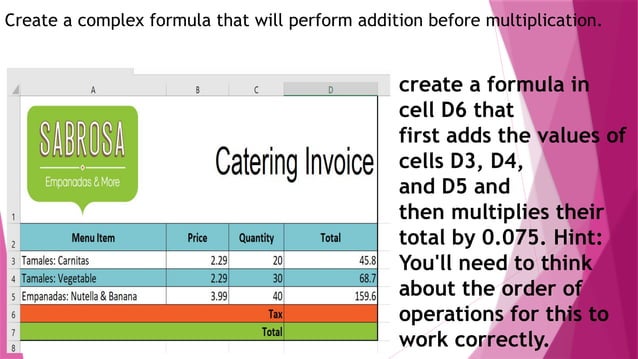MS Excel Basic Formula and and its Functions | PPT