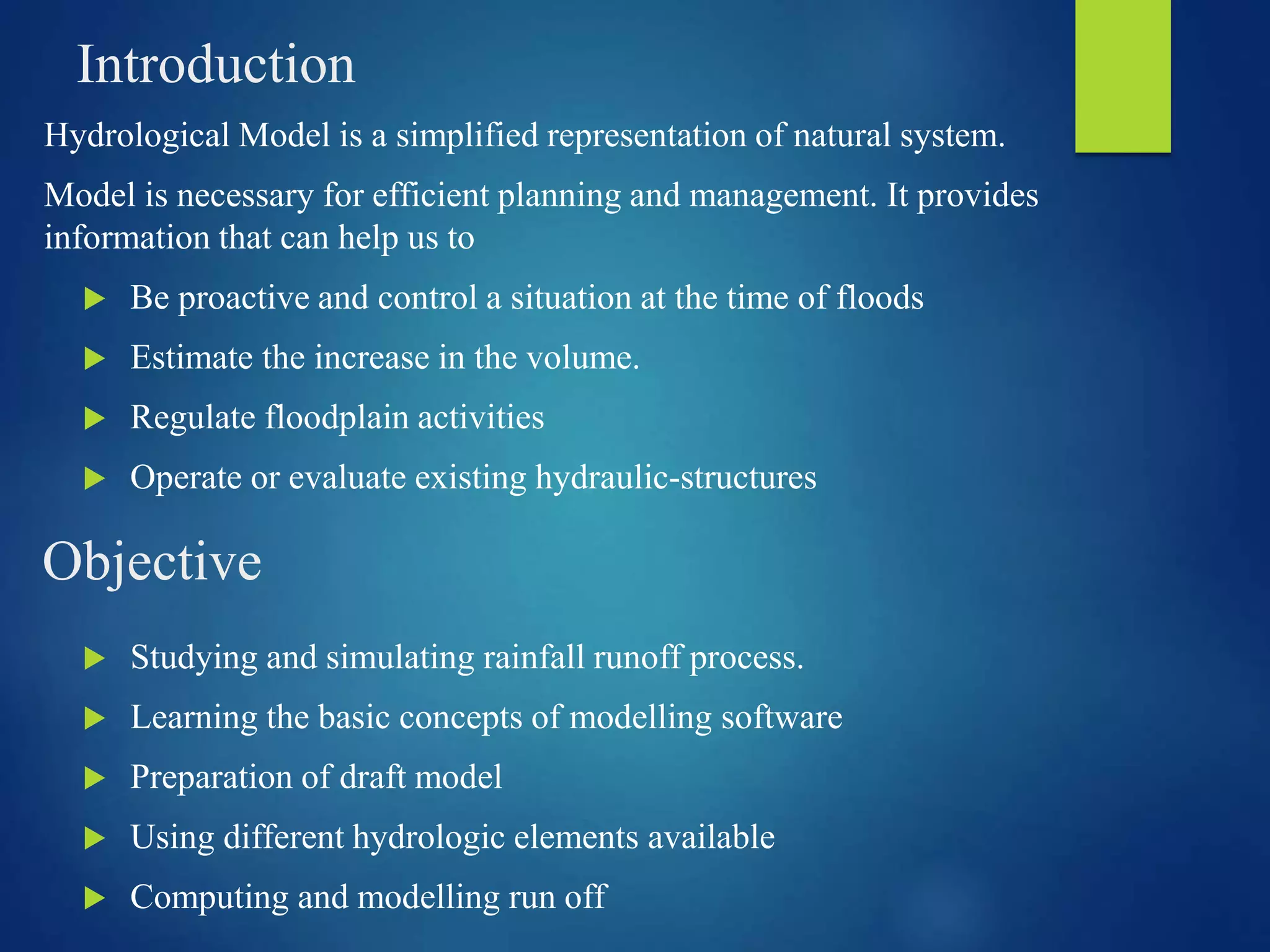 RAINFALL RUNOFF MODELLING USING HEC-HMS | PPTX
