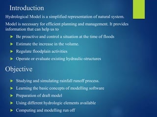 RAINFALL RUNOFF MODELLING USING HEC-HMS | PPTX