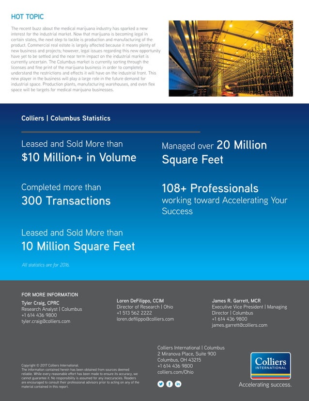 Q2 2017: Columbus Industrial Trends 2017 | PDF