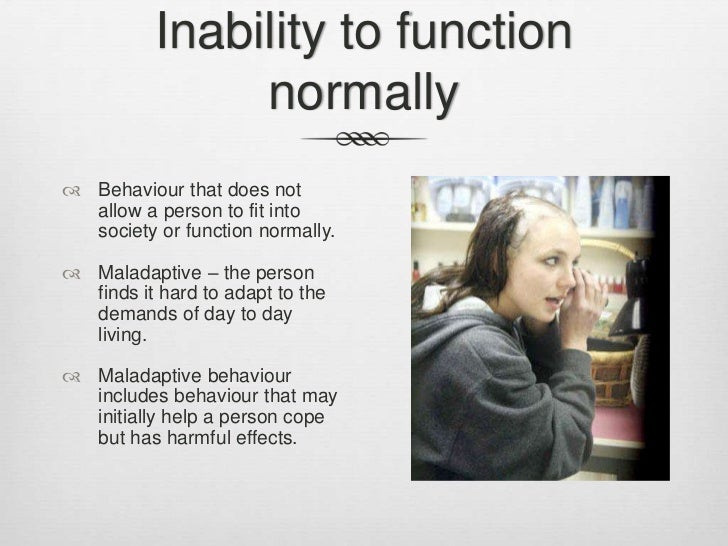 What Is Normal How Does One Define Abnormal In Psychology