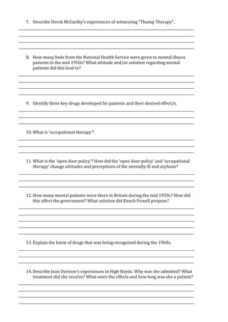 Q2 02 - a history of the madhouse questions | DOCX