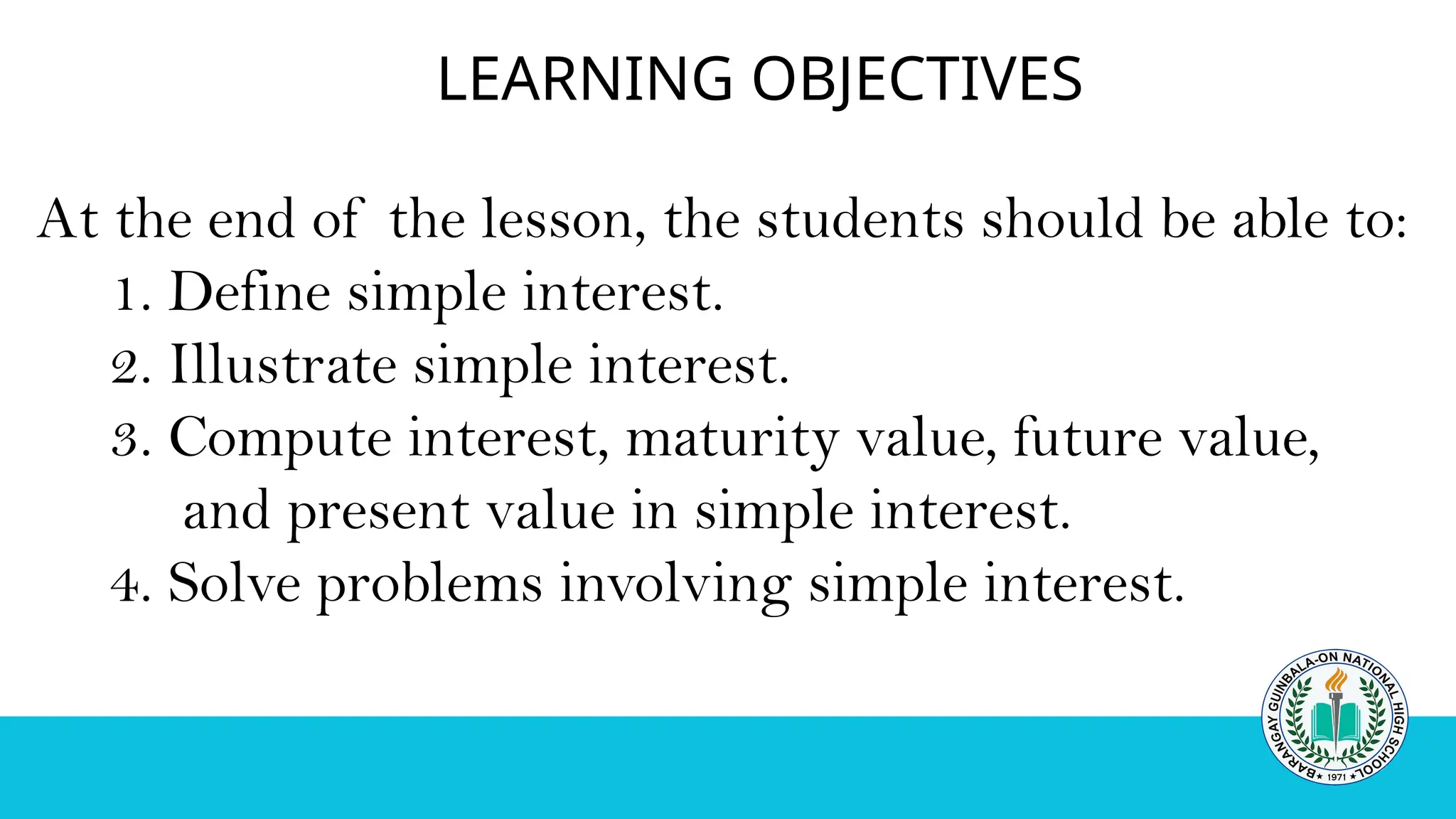Simple and Compound Interest - General Mathematics | PPTX