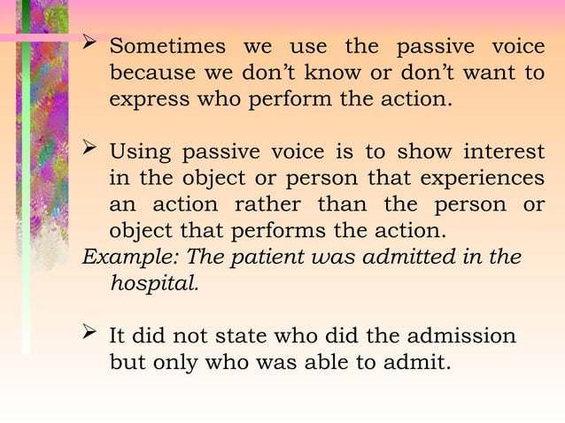 Quarter 2 Lesson 6 slides for PASSIVE VOICE.ppt