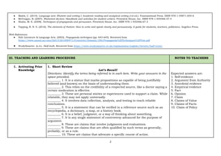 Propaganda devices used in persuasive text | PDF