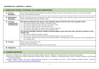 Q2_LE_Mathematics 7_Lesson 1_Week 1 mod | PDF