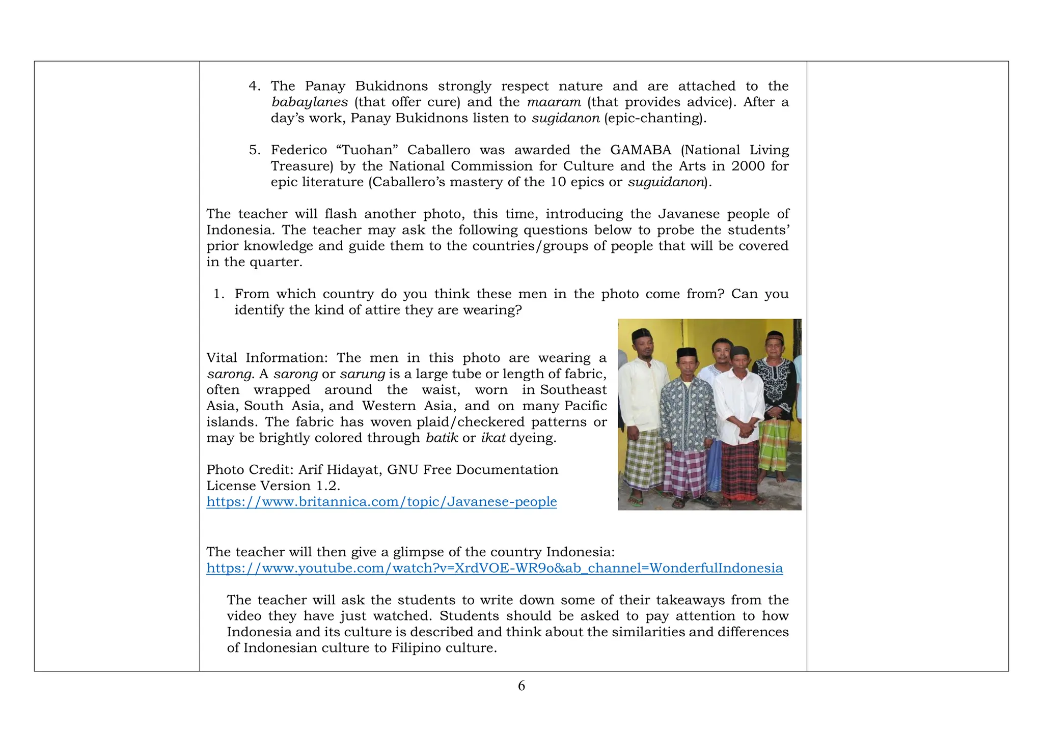 Q2_LE_Music and Arts 7_Lesson 1_Week 1. lesson exemplar | PDF