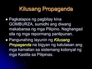 Q2 lesson 10 kilusang propaganda | PPTX