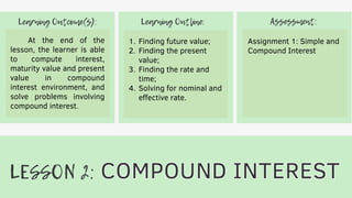 Q2LESSON2_COMPOUND-INTEREST.SHSG11-12pdf | PPT