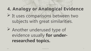 Q2 Lesson 2 Determining Textual Evidence and its Types.pptx