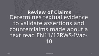 Q2 Lesson 2 Determining Textual Evidence and its Types.pptx