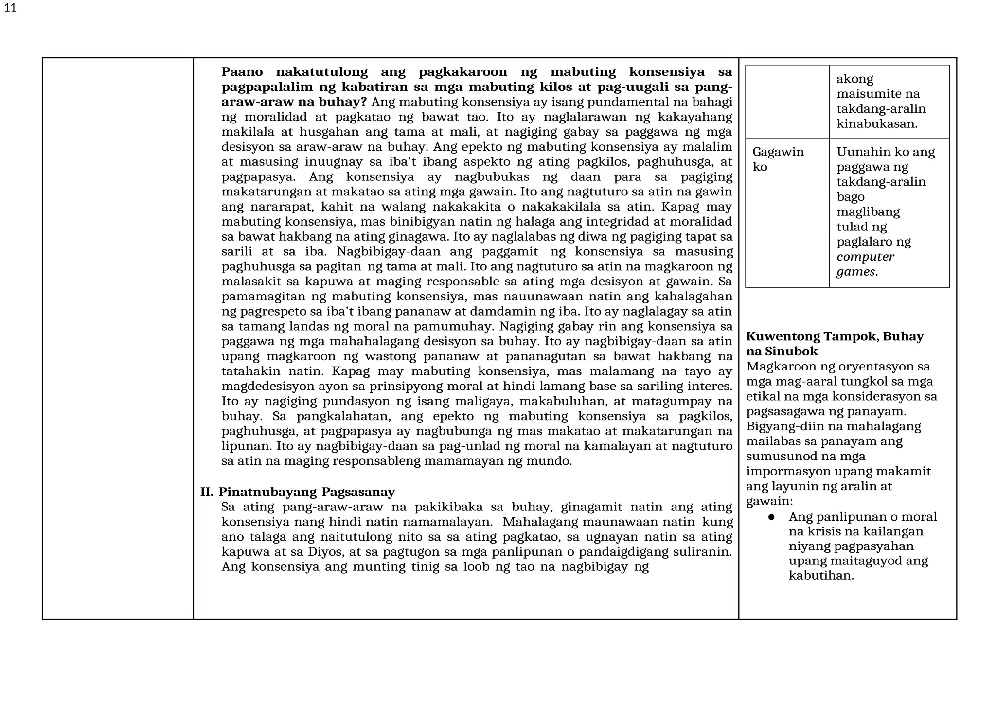 EsP-7 Q2-week3 lesson Exemplar EsP-7 Q2-week3 lesson Exemplar | DOCX