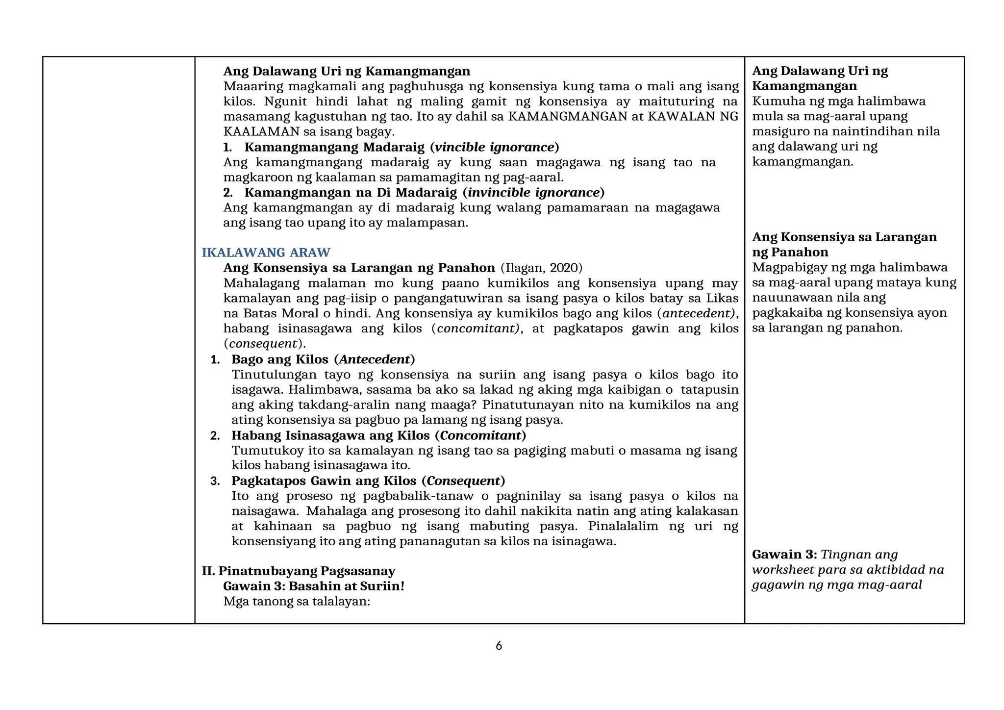 EsP-7 Q2-week3 lesson Exemplar EsP-7 Q2-week3 lesson Exemplar | DOCX