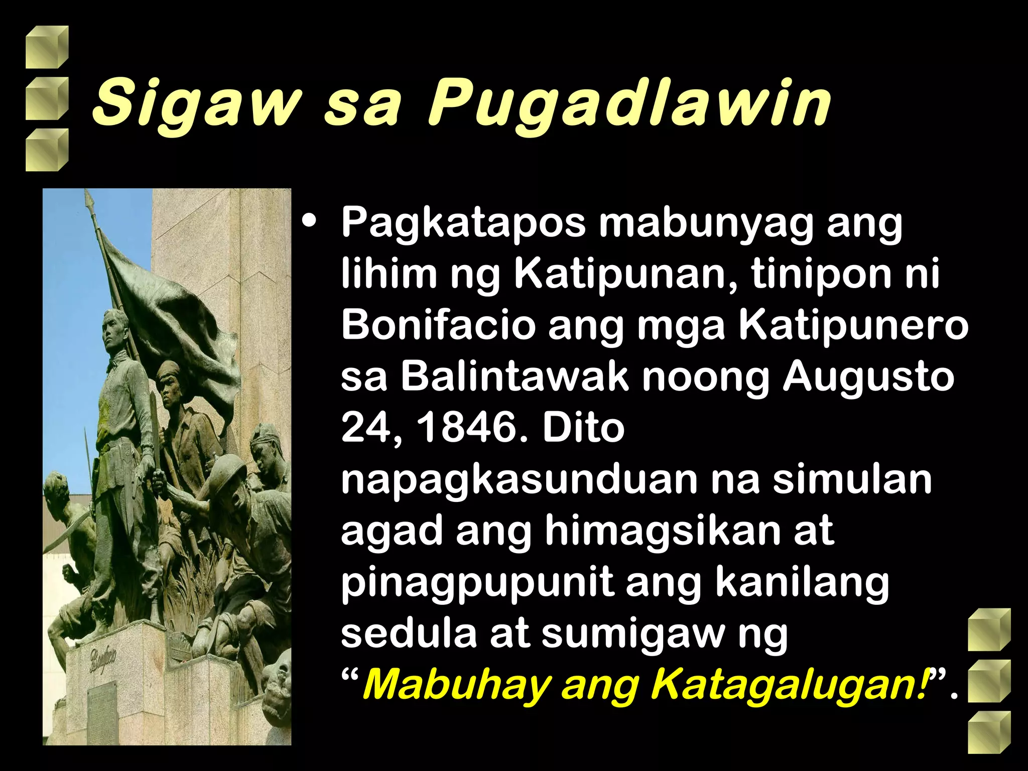 Q2 m4l1,2,3 katipunan-kalayaan at malolos | PPT