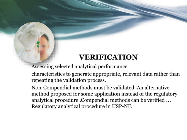 Ich Q2 Analytical Method Validation
