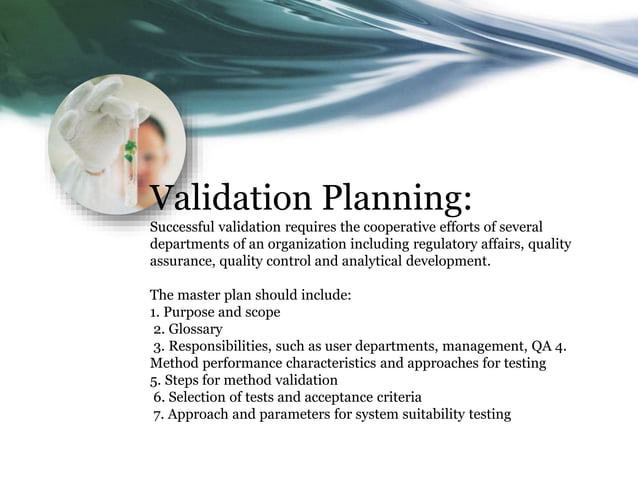 Ich Q2 Analytical Method Validation